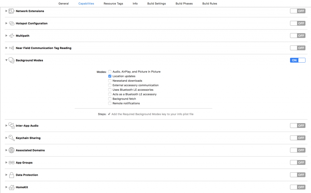 【Swift】CoreLocationを使用してバックグラウンドモードで位置情報を取得する方法【Objective-C】【iOS13】 | ニートに憧れるプログラム日記