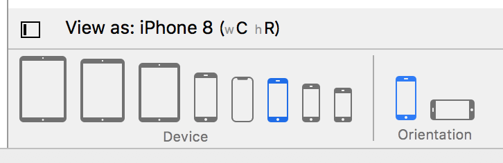 【Xcode9】StoryBoardで表示される外枠をiPhoneXやiPadなどに変更する方法【iOS11】 | ニートに憧れるプログラム日記