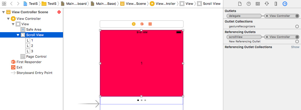 【Swift4】UIScrollViewで横スクロールのページングを3分で実装する方法 | ニートに憧れるプログラム日記