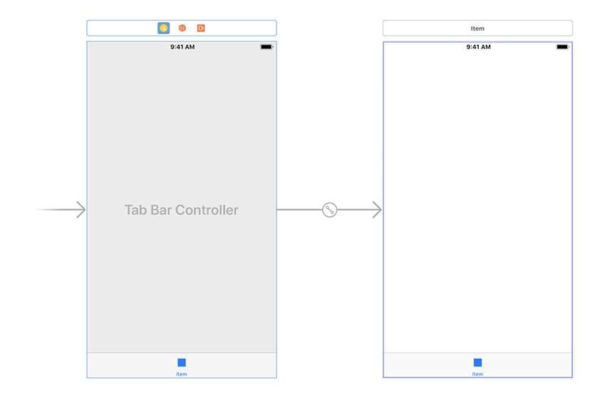 【Swift4】StoryboardでUINavigationControllerやUITabBarControllerを設定する方法【Xcode9】 | ニートに憧れるプログラム日記